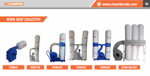 Wood Dust Collector DCWD100 | Cleantek Industrial Product