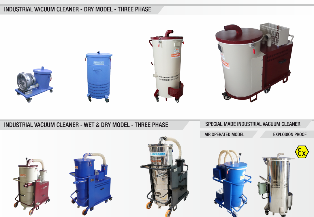 Cleantek | Category | Industrial Vacuum Cleaners Manufacturers