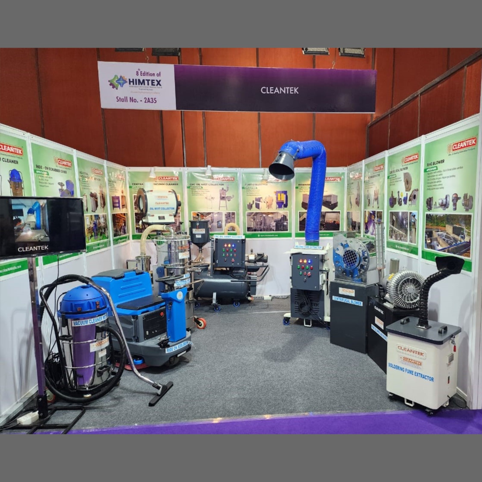 Cleantek at HIMTEX 2024, Hyderabad: Showcasing Advanced Indust...